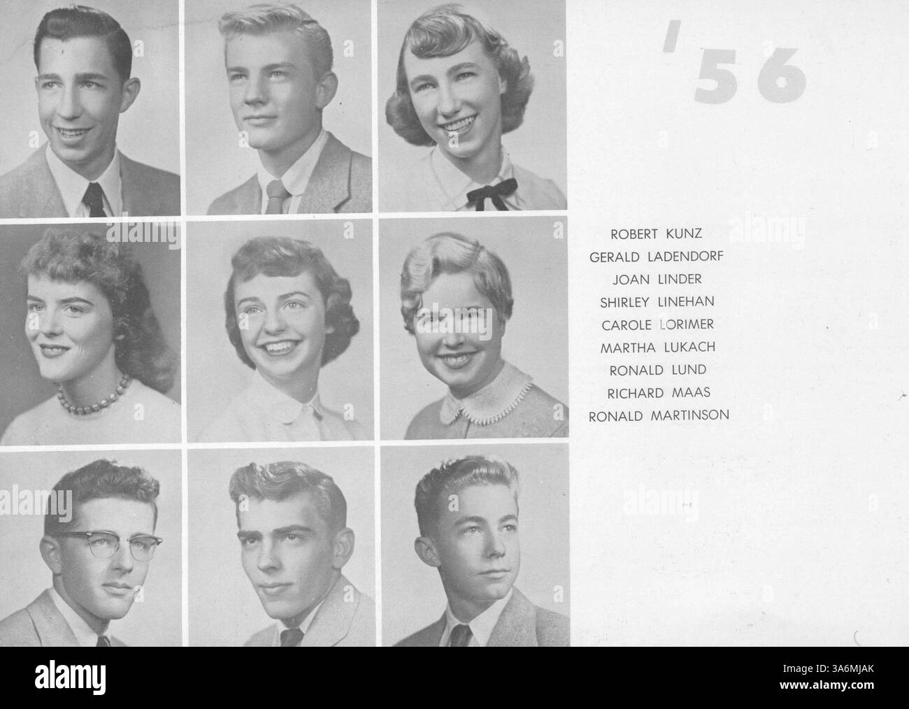 The 1956 'Bloomington Bear' yearbook highlights the achievements and ...