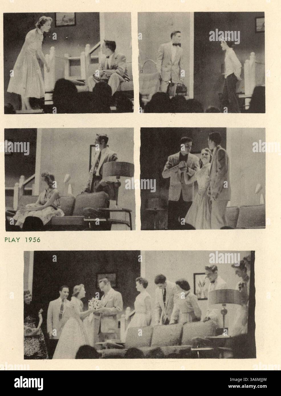 The 1956 'Bloomington Bear' yearbook serves as a historical record of ...