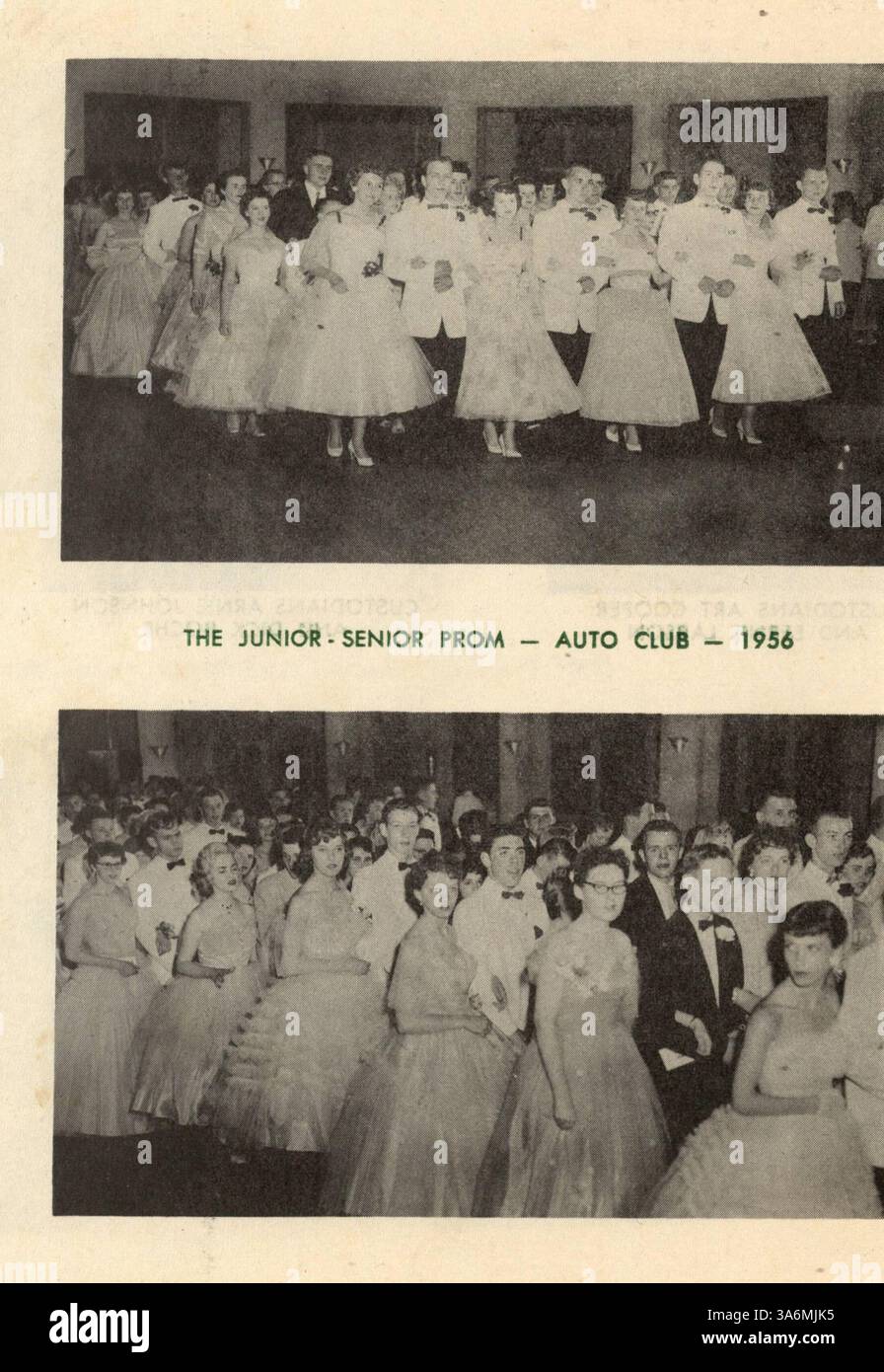 Yearbook presents a comprehensive look at the 1955 1956 school year hi ...