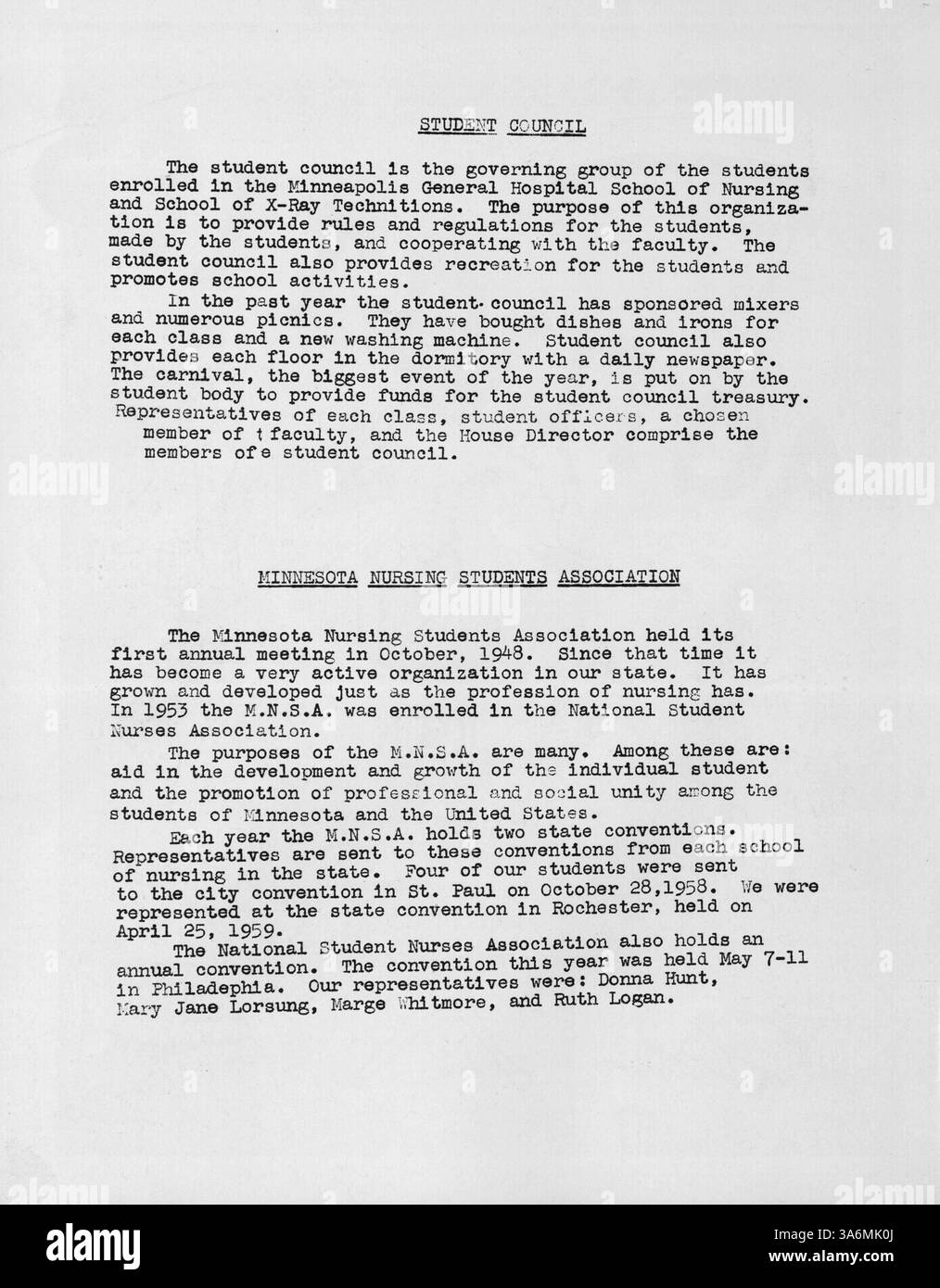 The 1959 'The Lamp' yearbook from Minneapolis General Hospital School ...