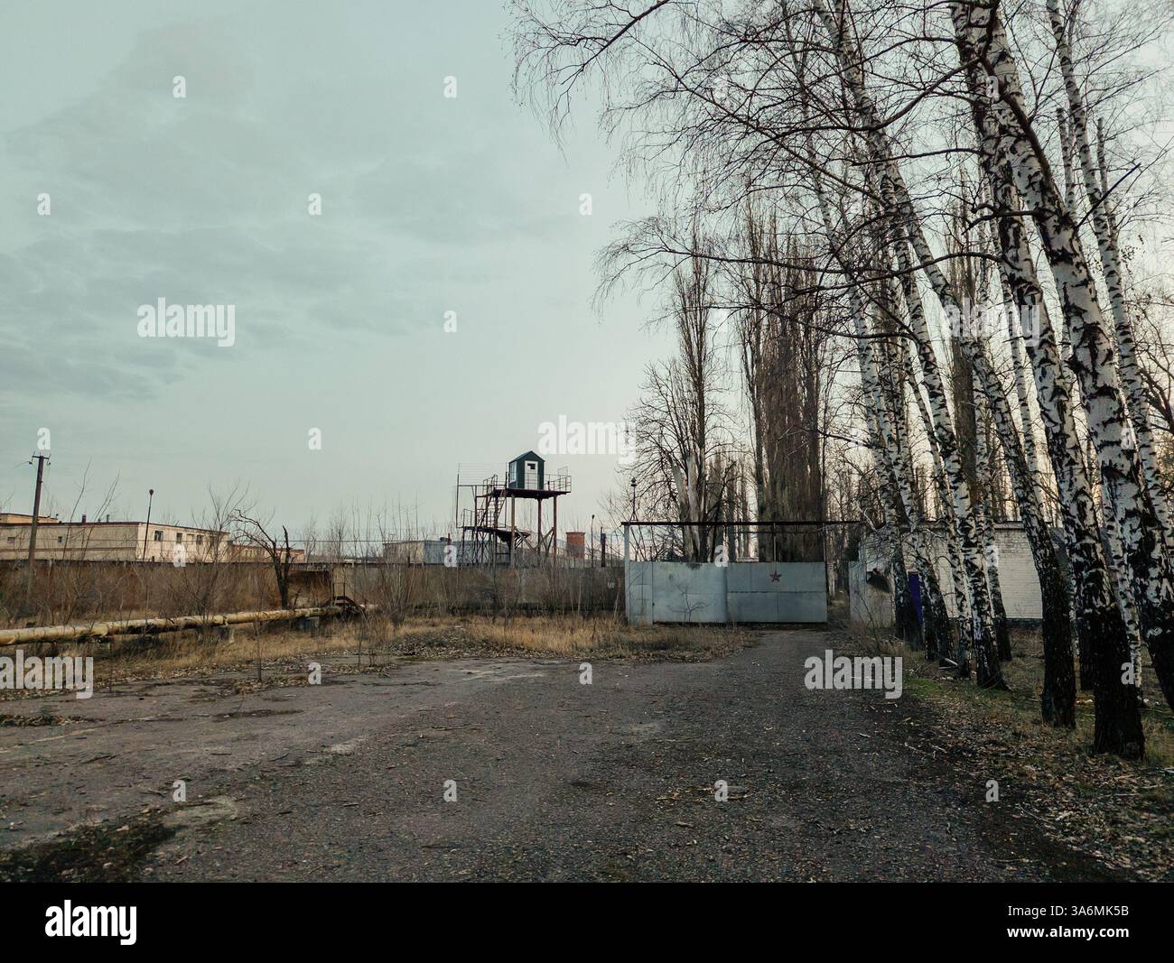 Old Soviet Russian prison complex Stock Photo - Alamy