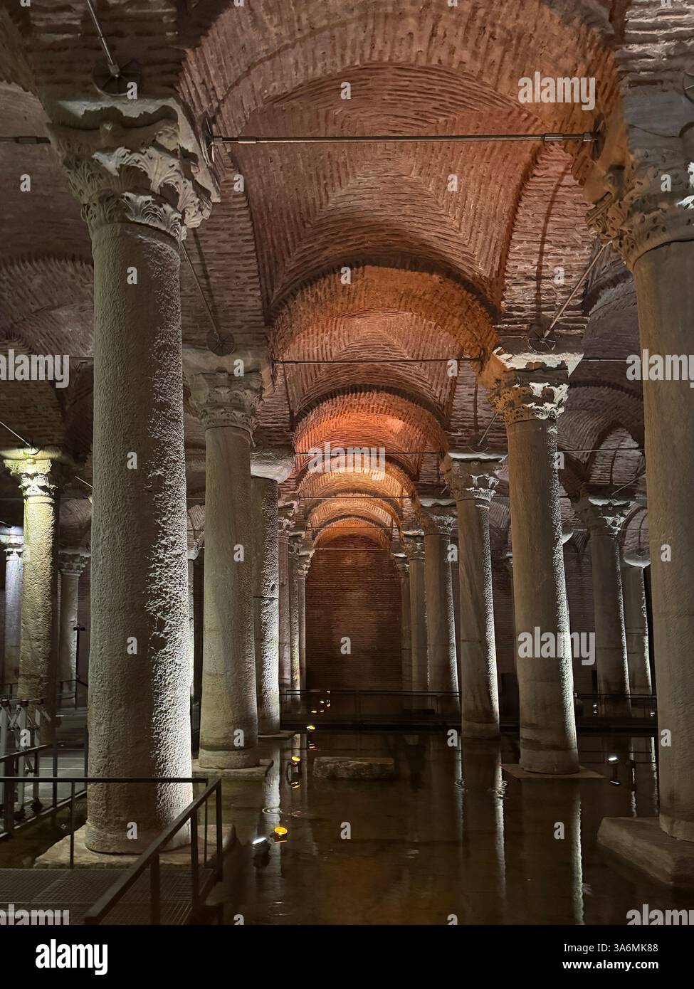 Basilica Cistern with Majestic ancient underground chamber featuring ...