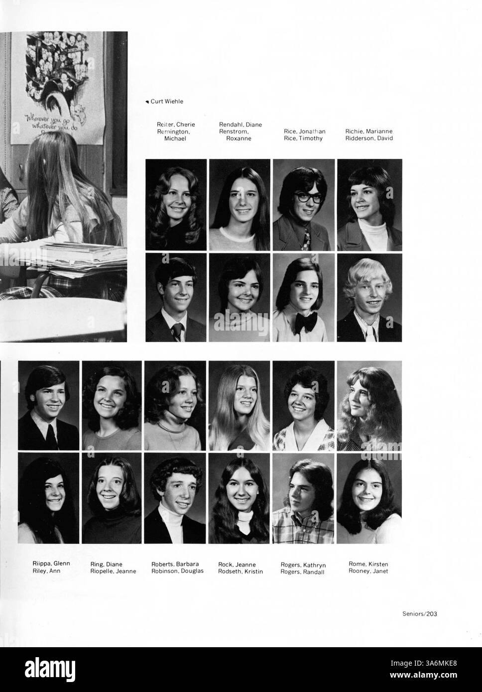 Richfield High School's 1974 'Aurean' yearbook documents the ...