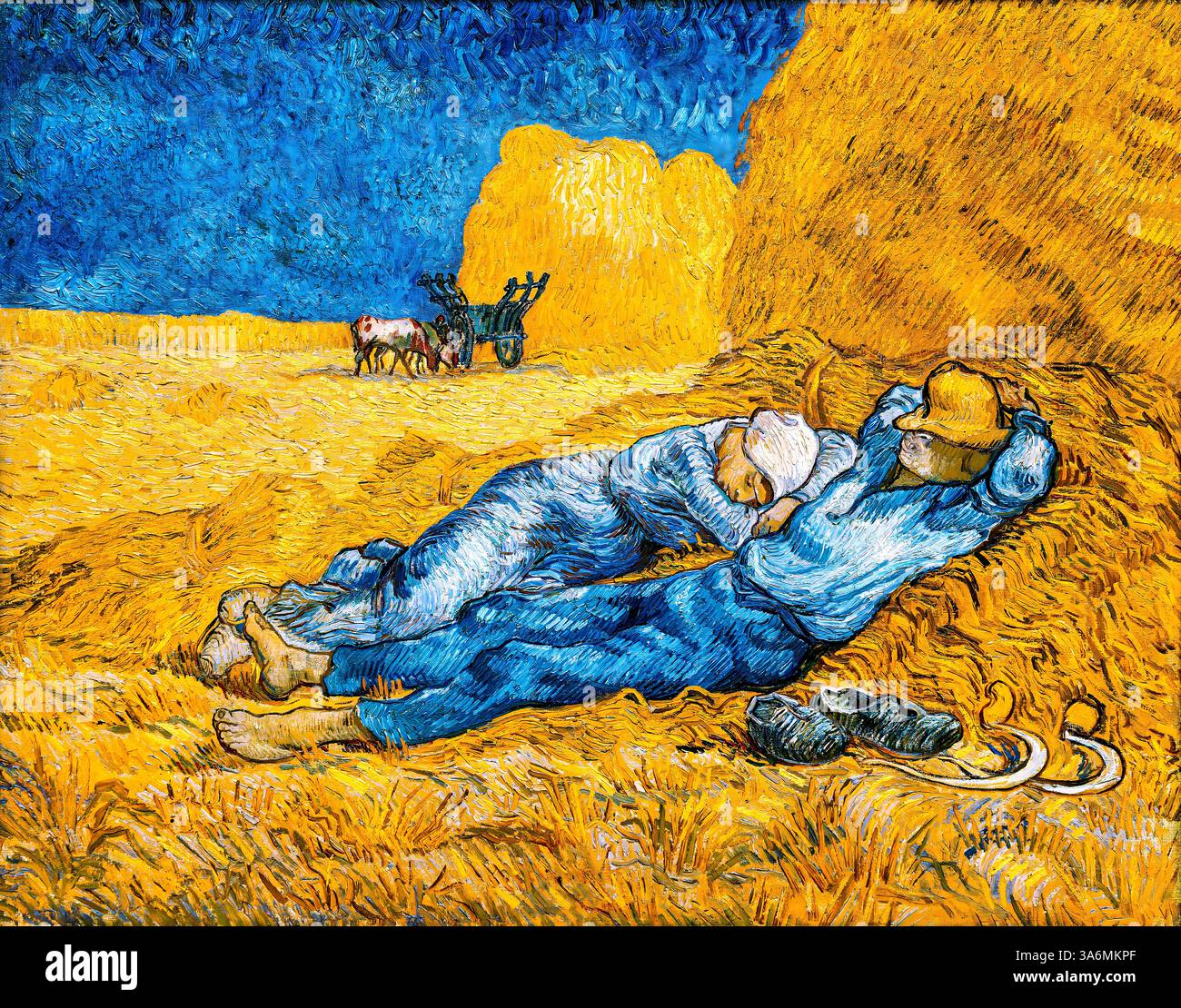 The Siesta by Vincent van Gogh, 1890 – Post-Impressionist Masterpiece ...