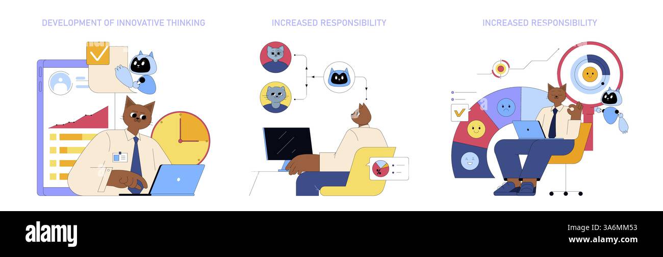 Visual Representation Showcasing Data Analysis Ai Integration And Delivering Actionable