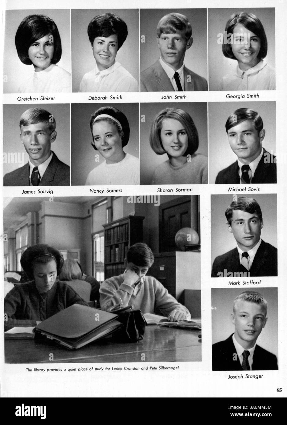 The 1967 southwest high yearbook features the 1966 1967 school y hi-res stock photography and ...
