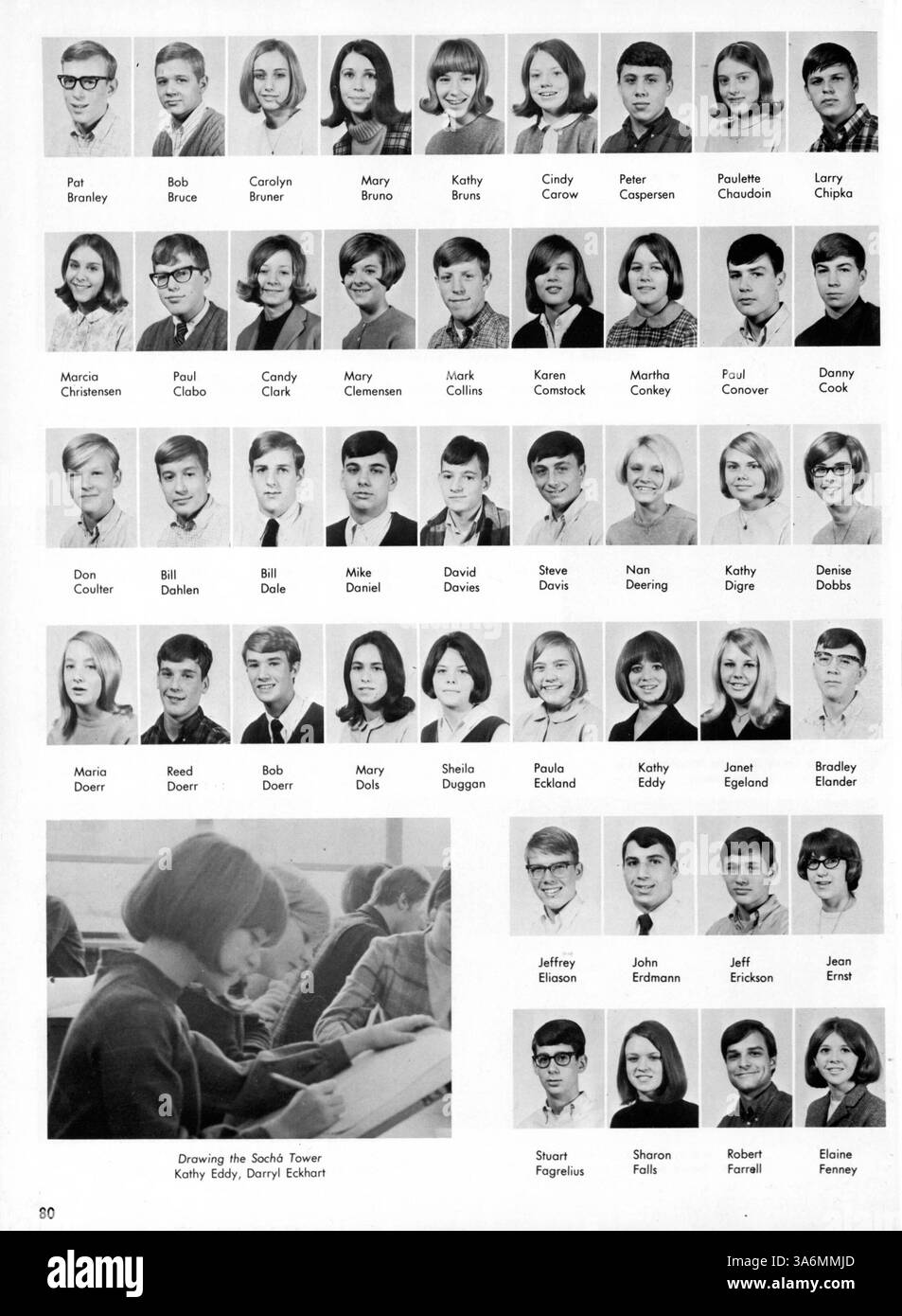 The 1967 southwest high yearbook commemorates the 1966 1967 school year ...