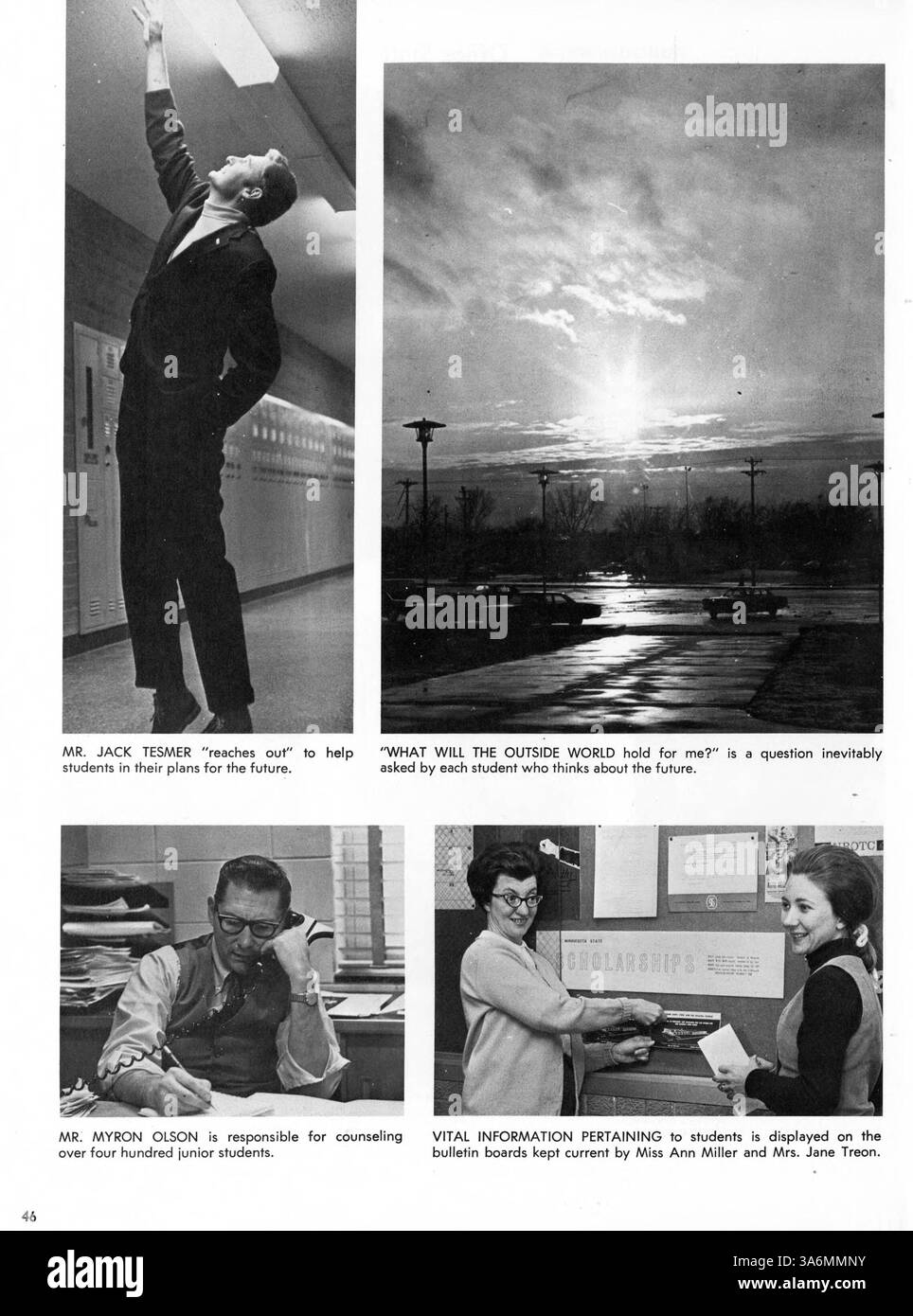 Major school milestones from the 1968 1969 school year Cut Out Stock ...