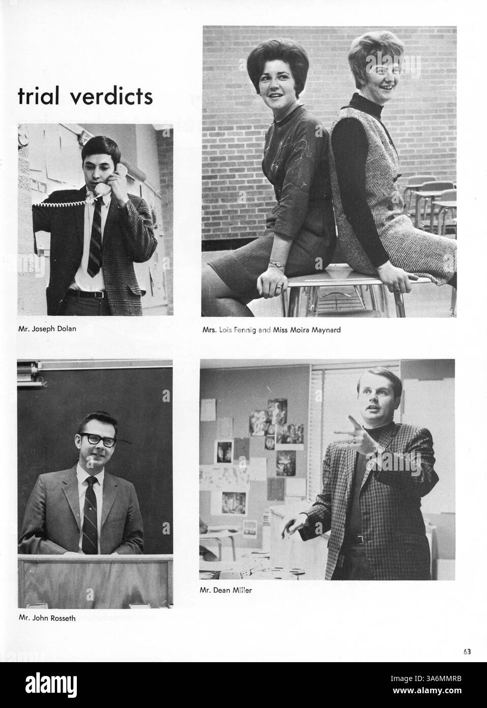 The 1969 Kennedy High Yearbook, Profiles '69, captures important events ...