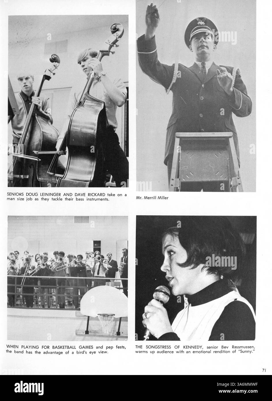 Documenting the highlights of the 1968 1969 school year hi-res stock ...