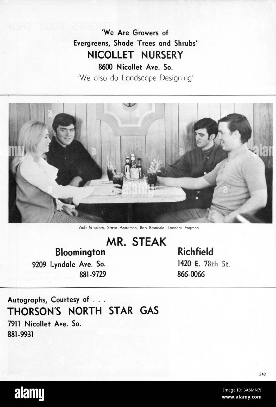 The Kennedy High School yearbook 'Profiles '69' captures the students ...