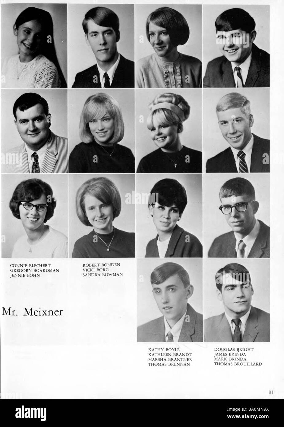 The 'Wizard '67' yearbook from Edison High School documents the 1966 ...