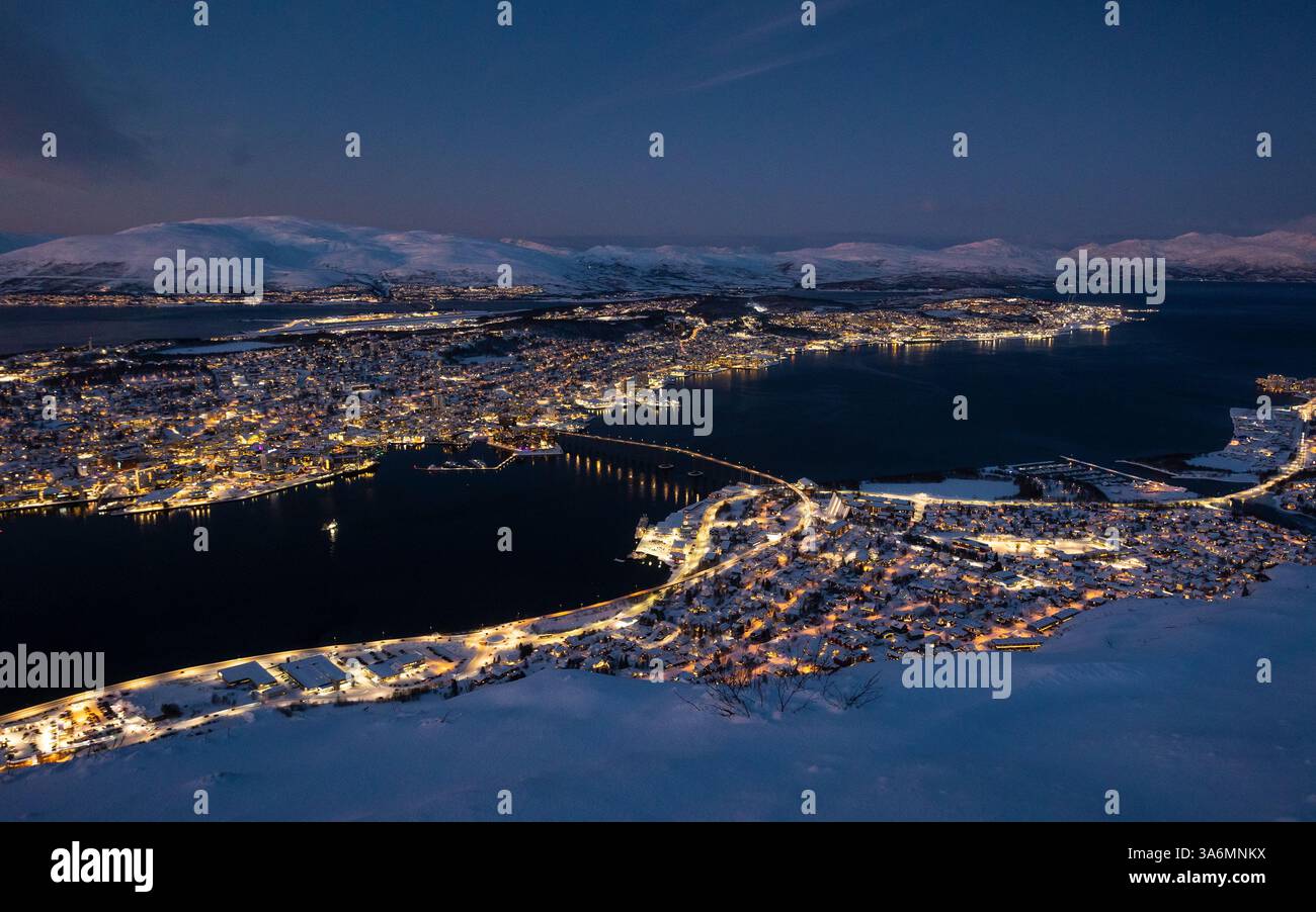 View tromso city night from hi-res stock photography and images - Alamy