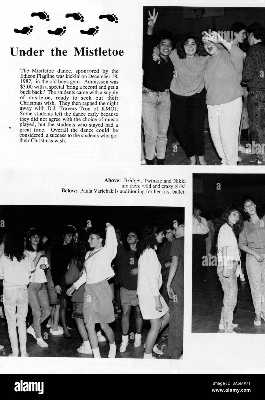 The Wizard Yearbook from Edison High School in 1988 highlights the key ...
