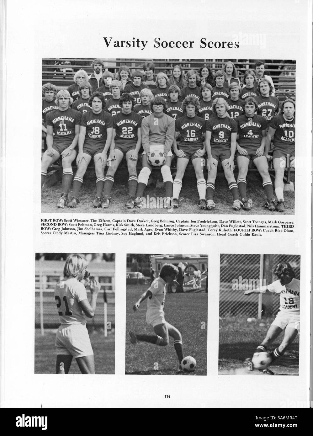 The 'Antler' yearbook from Minnehaha Academy highlights students ...