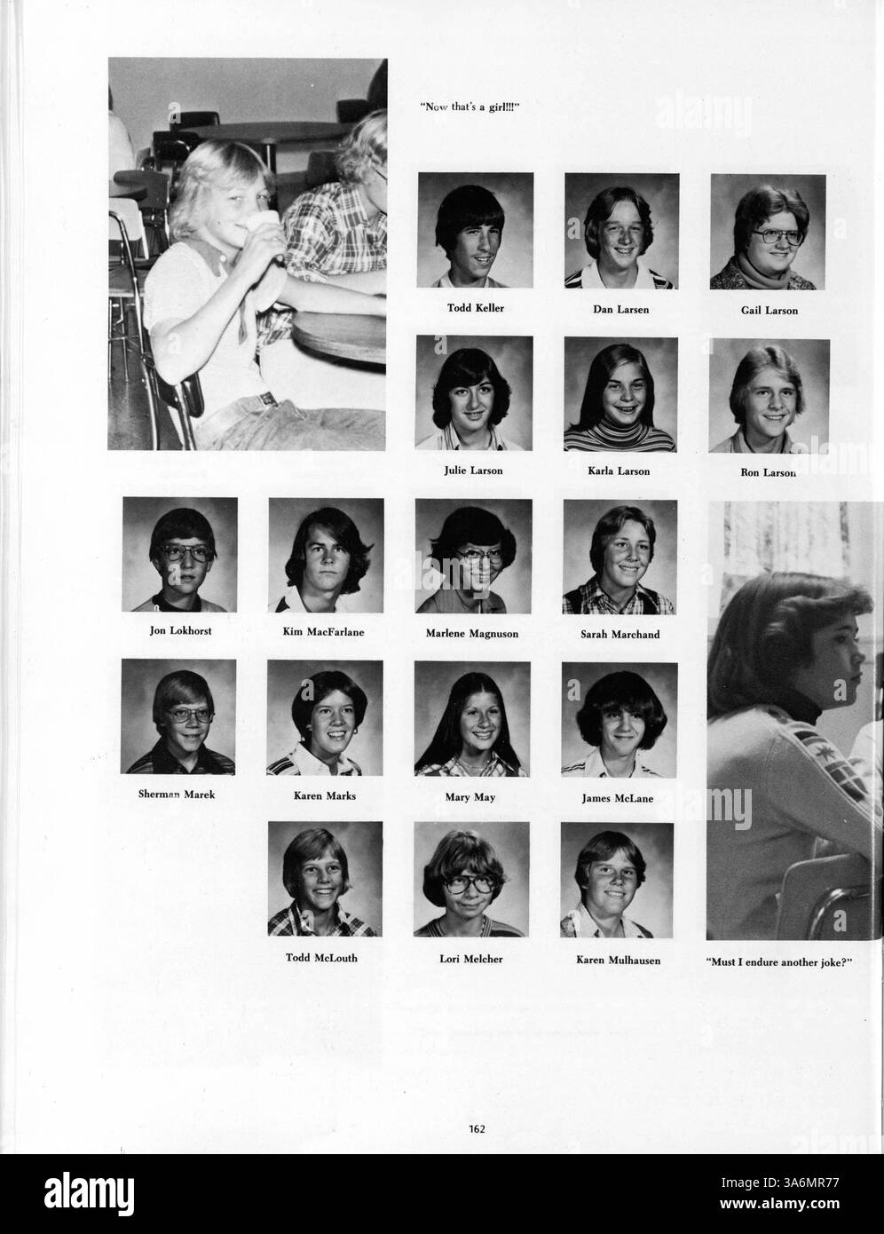 The 1977 'Antler' yearbook from Minnehaha Academy records significant ...