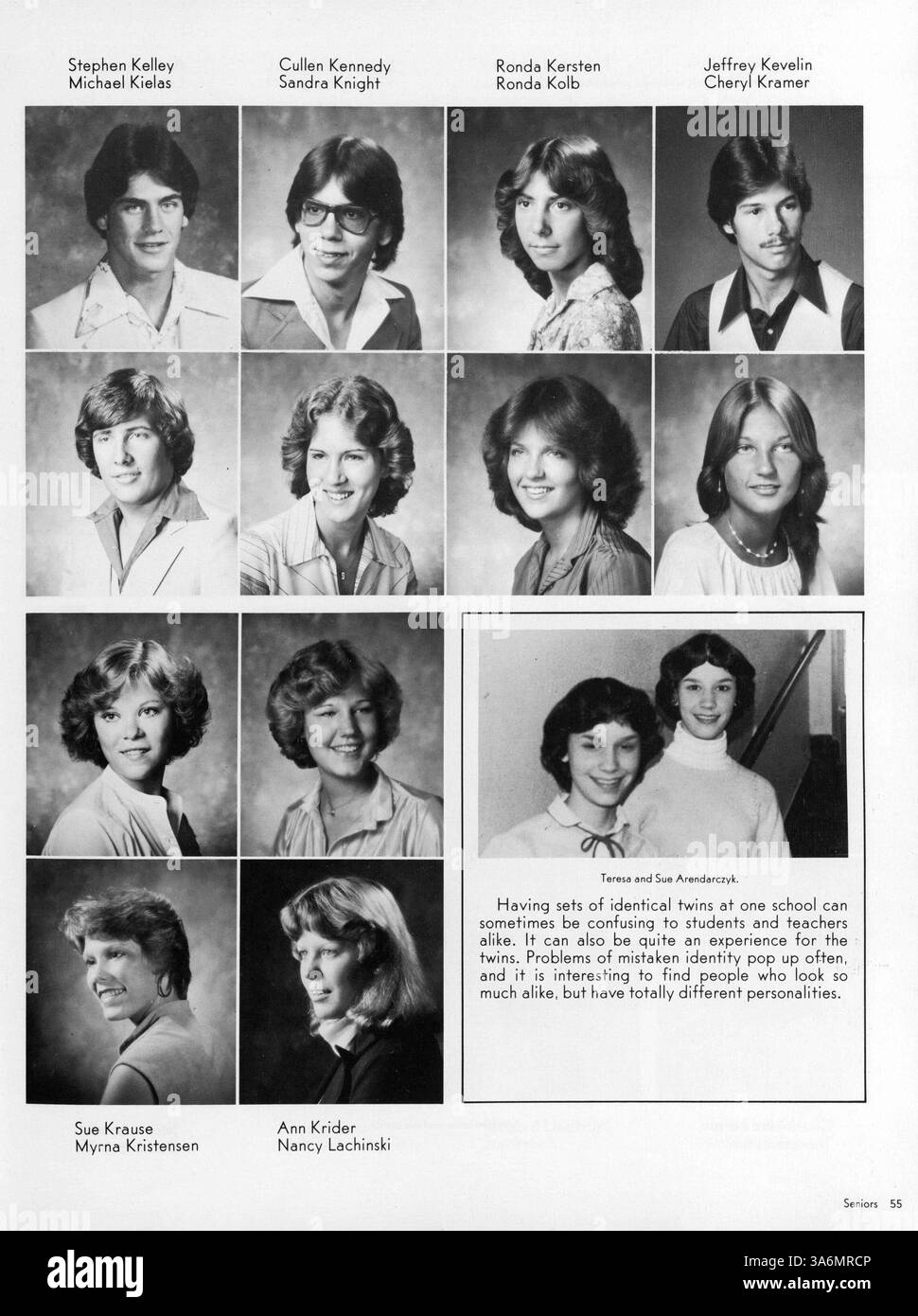 Yearbook from roosevelt high school in 1980 documents student life hi ...