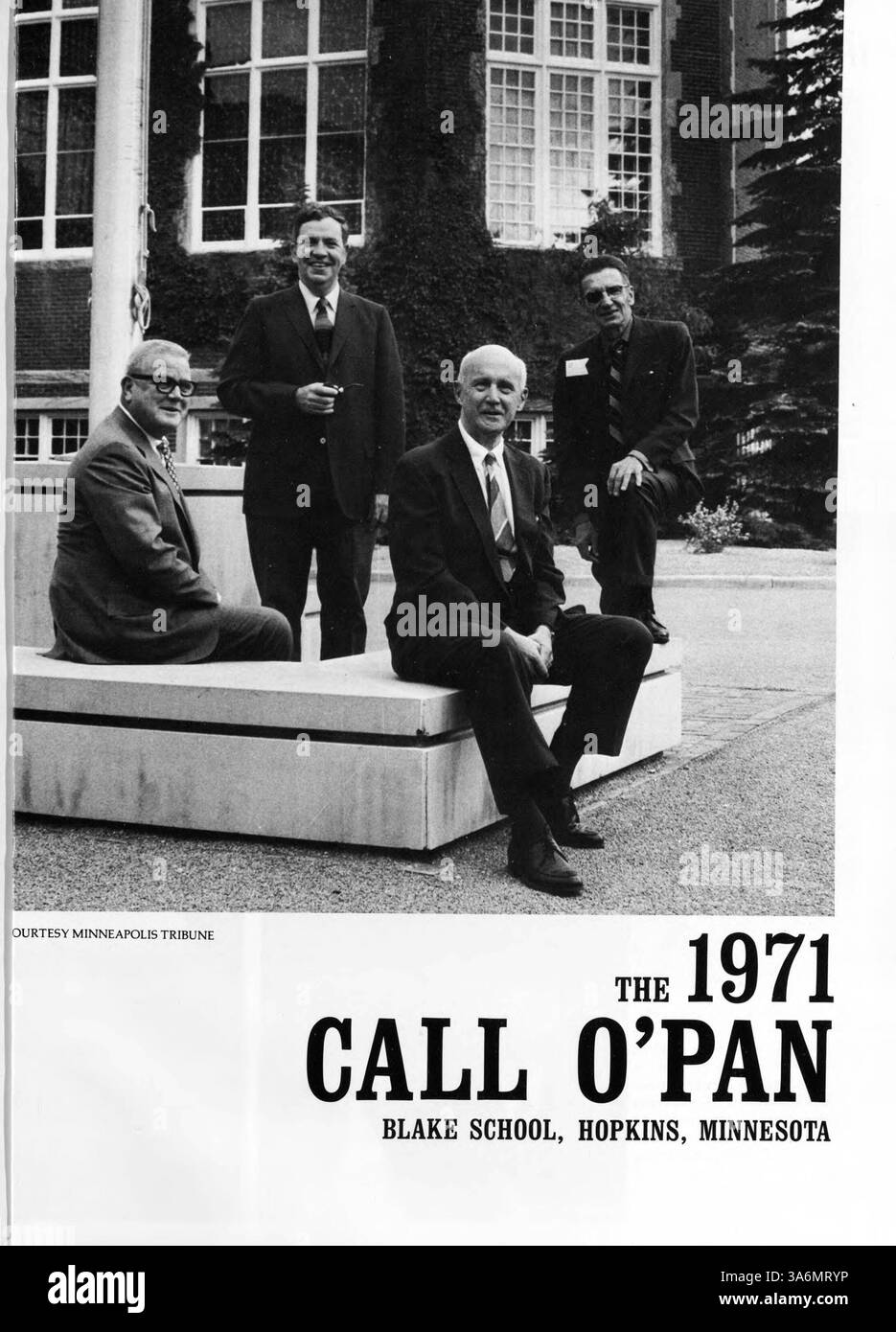 This high school yearbook, The 1971 Call O' Pan, captures student life ...