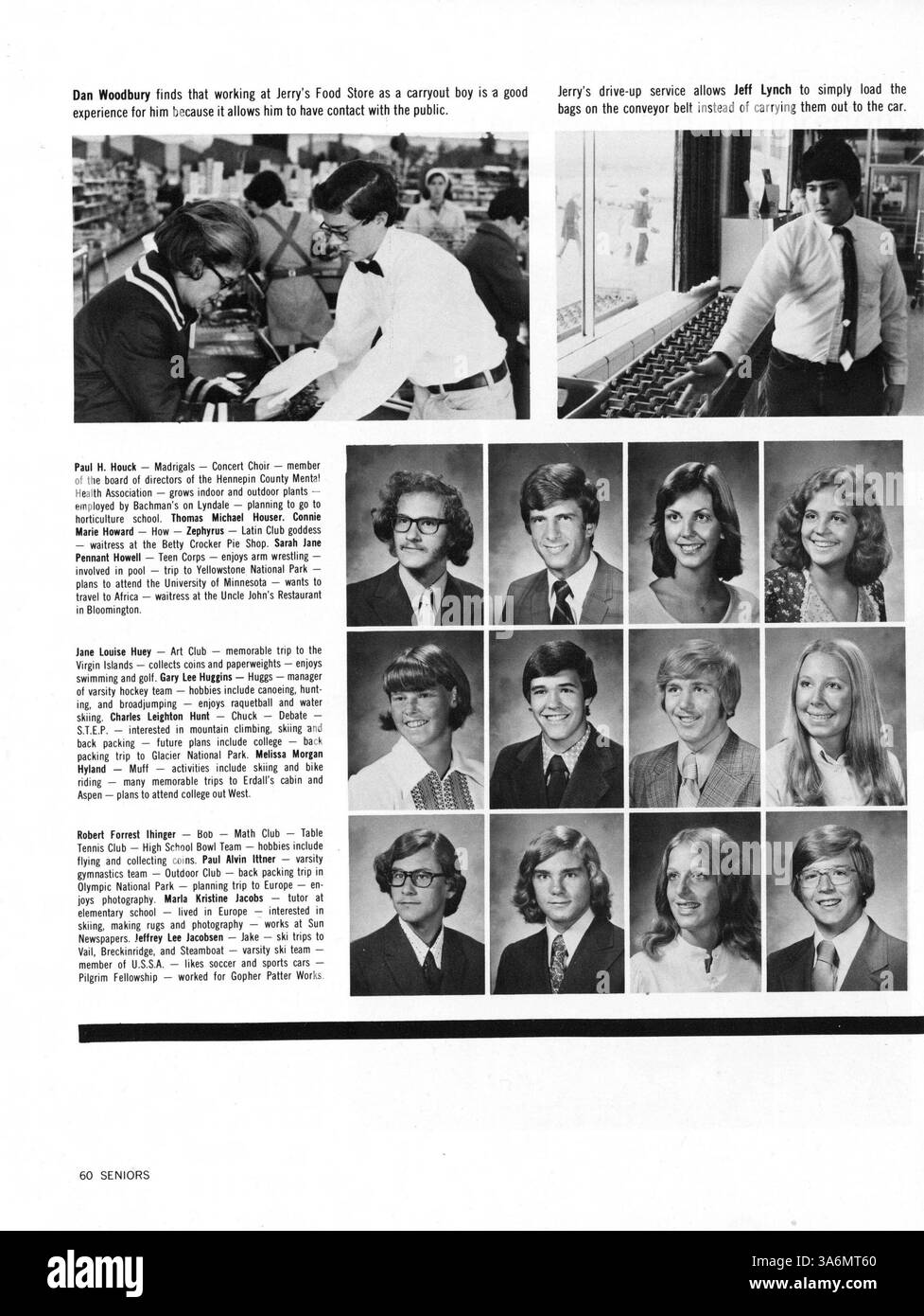 The 1973 Windigo yearbook from Edina West High School features students ...
