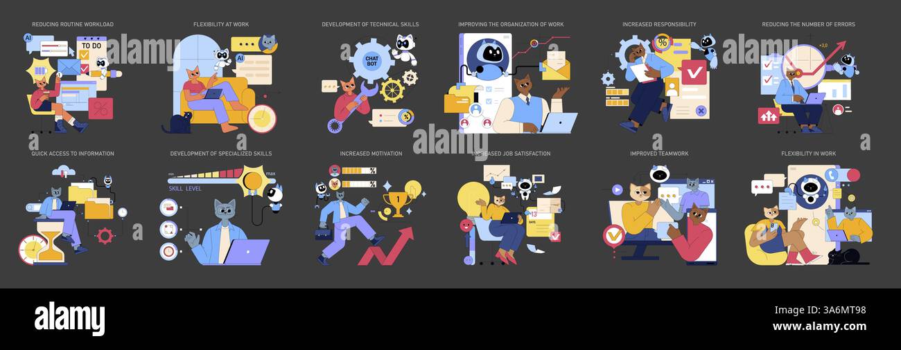 Reduced work activities Stock Vector Images - Alamy