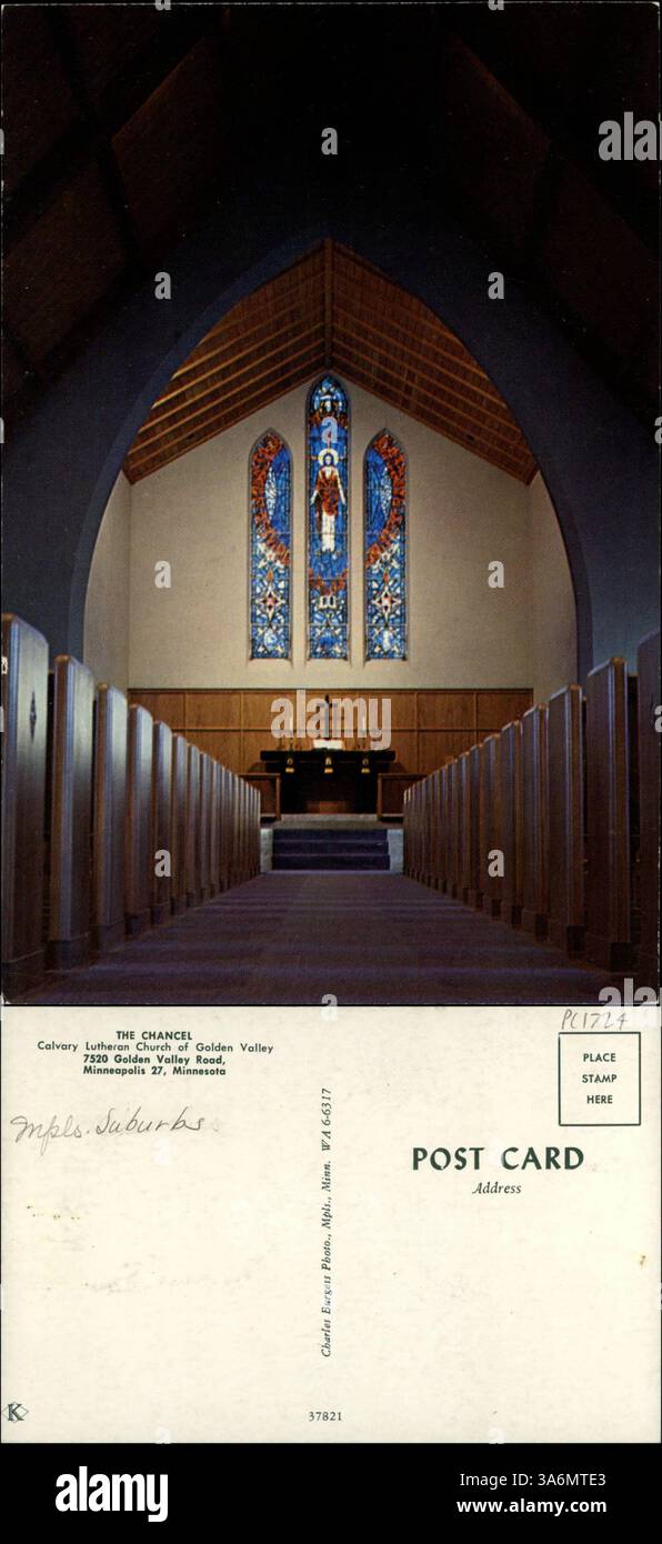 The Chancel is the interior space of Calvary Lutheran Church in Golden ...