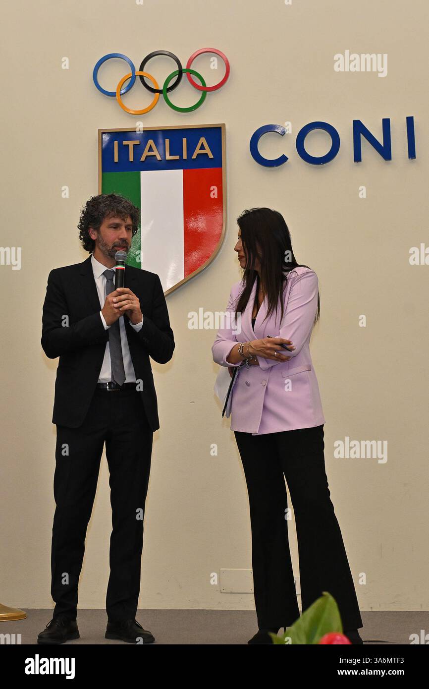 24th Mar 2025, Salone d’Onore del Coni, Rome, Italy; Women 4 Football ...