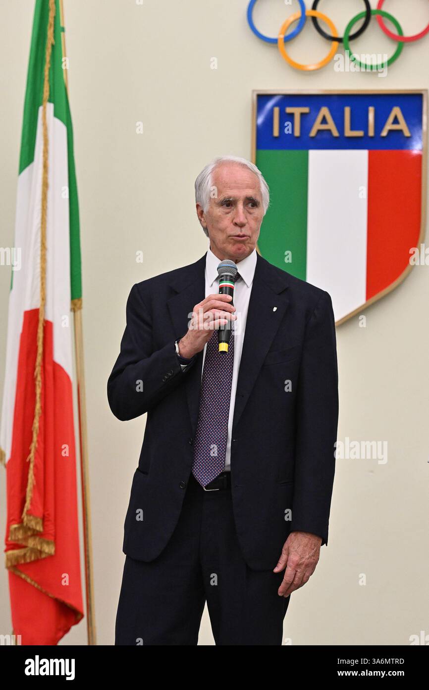 24th Mar 2025, Salone d’Onore del Coni, Rome, Italy; Women 4 Football ...