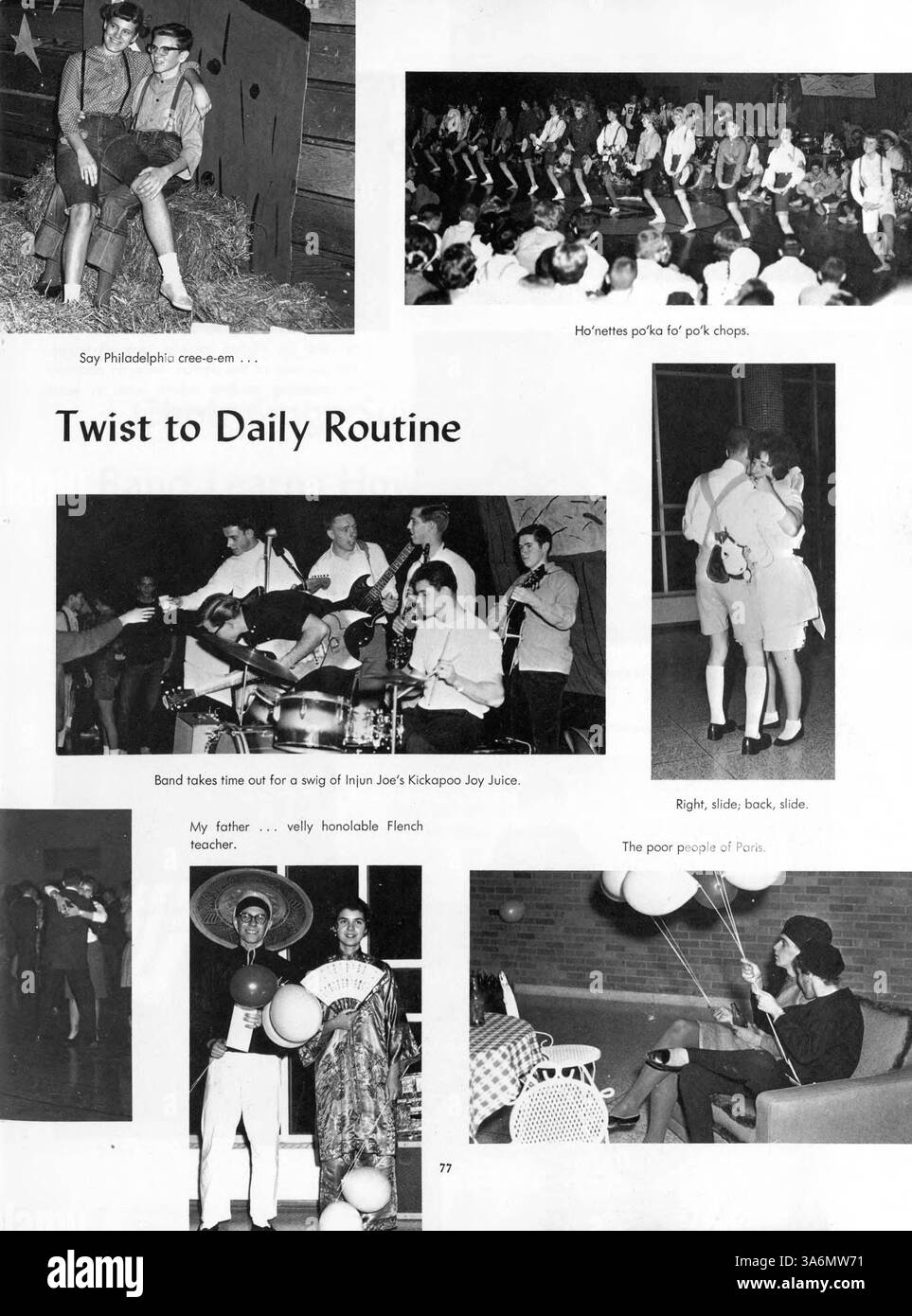 This 1963 Whigrean yearbook from Edina-Morningside High School highlights the student body ...