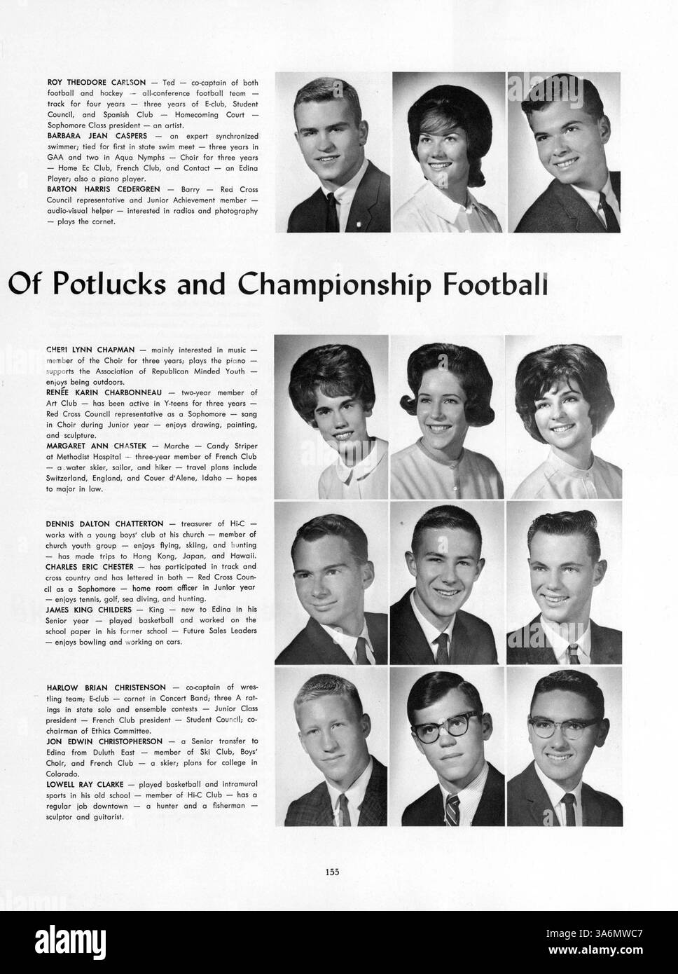 The 1963 Whigrean yearbook documents the major events and achievements of Edina-Morningside High ...