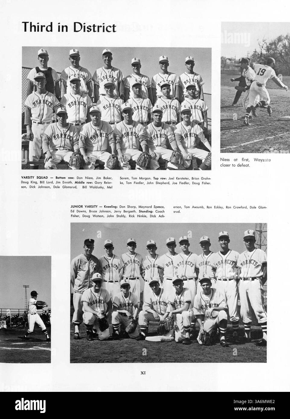 Key events from the 1962 1963 academic year in edina hi-res stock ...