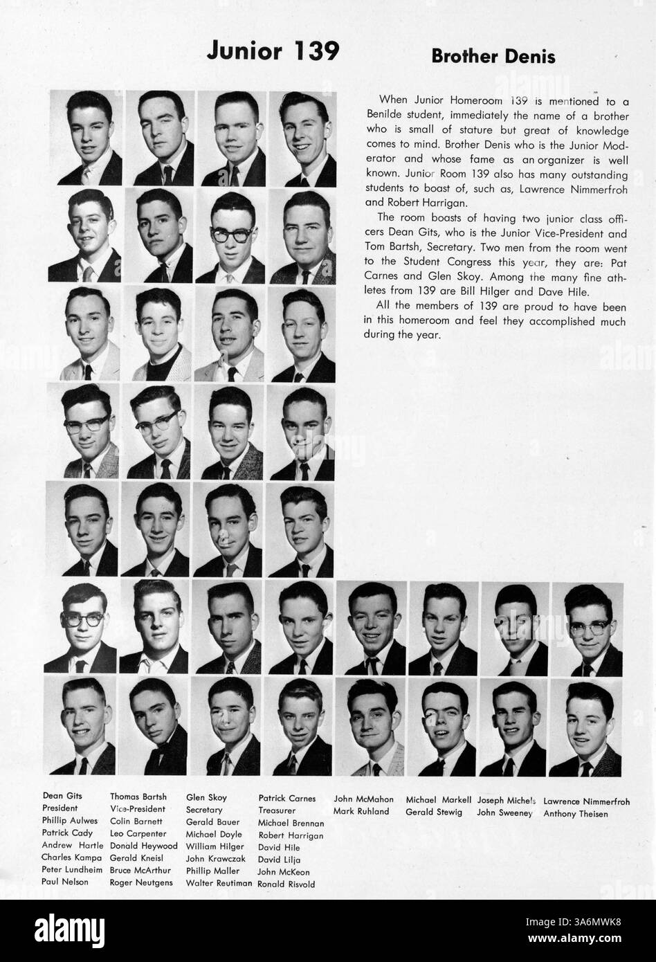 The 1961 benilden yearbook features events hi-res stock photography and images - Alamy