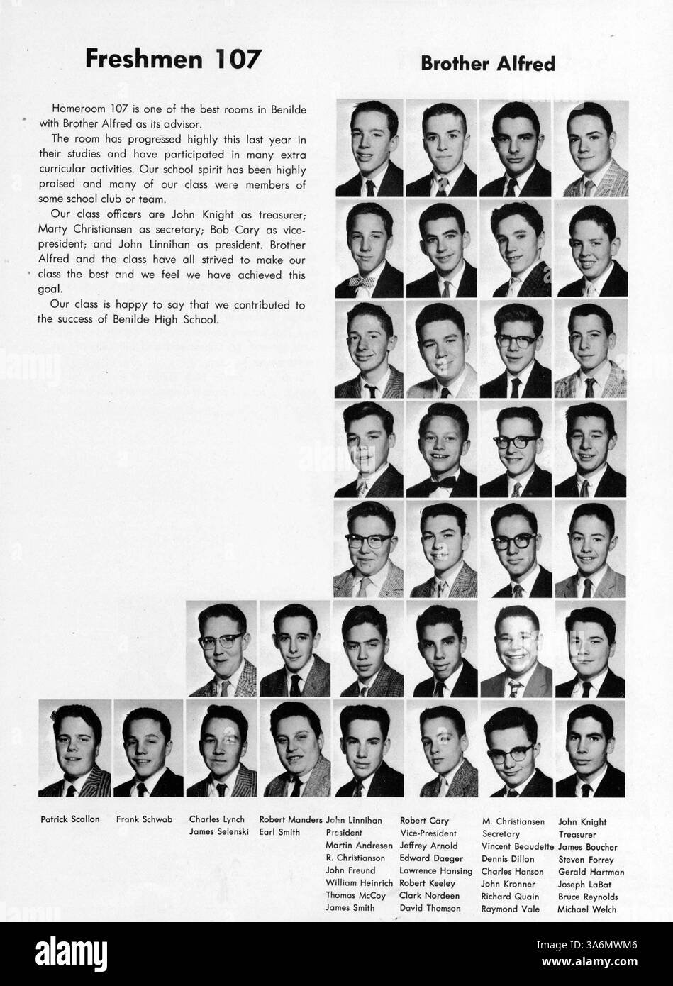 The 1961 Benilden Yearbook reflects the academic year at Benilde High ...