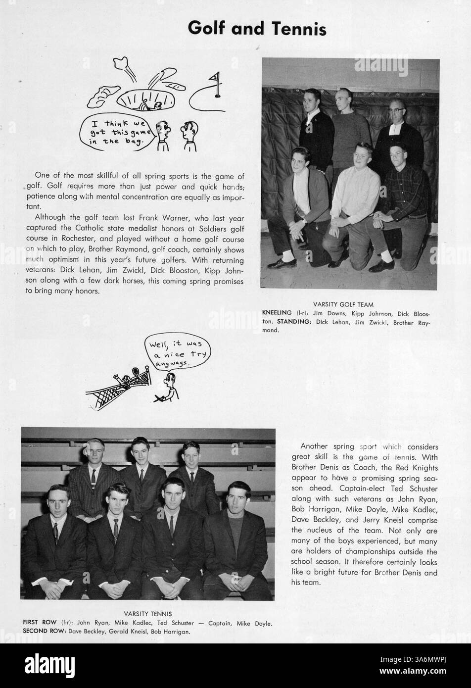 This 1961 benilden yearbook documents key events at benilde high hi-res ...