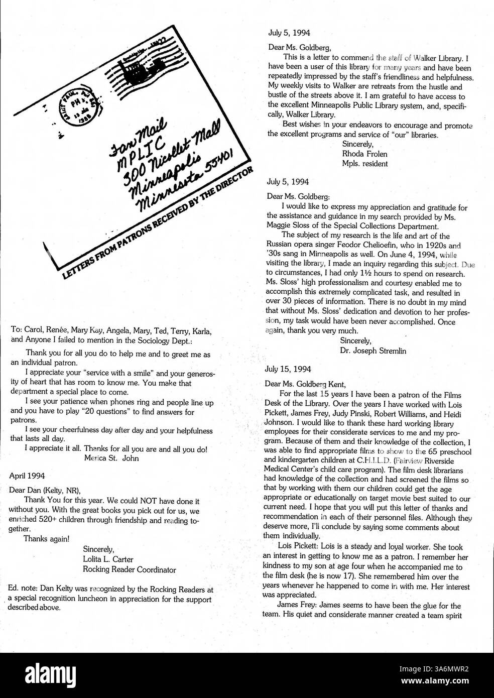 The minneapolis public library official bulletin 1994 provided e hi-res ...