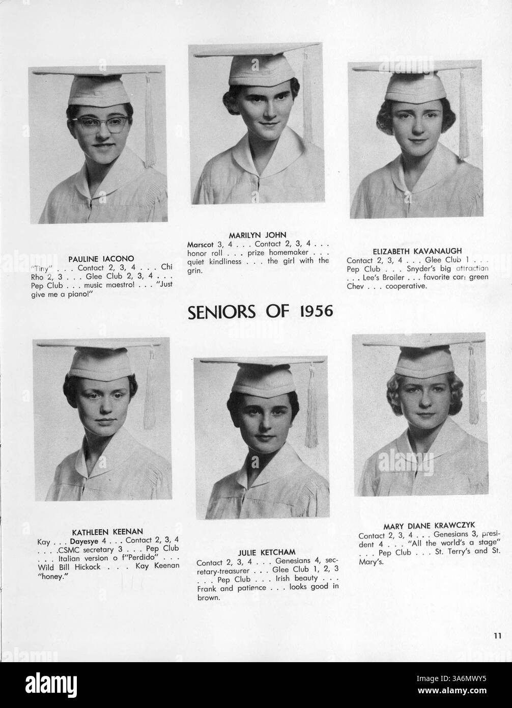 Yearbook from st margarets academy highlights the accomplishments of students Black and White ...