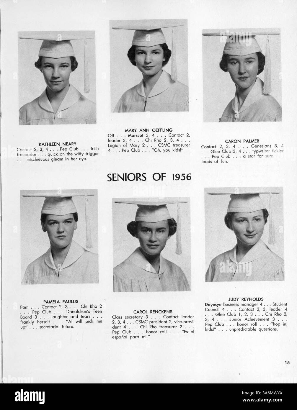 The 1956 'Dayesye' Yearbook documents the highlights of student and ...