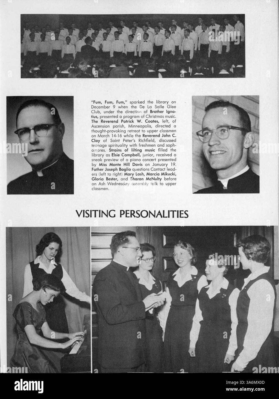The 1956 'Dayesye' yearbook highlights key aspects of student life, including academic programs ...
