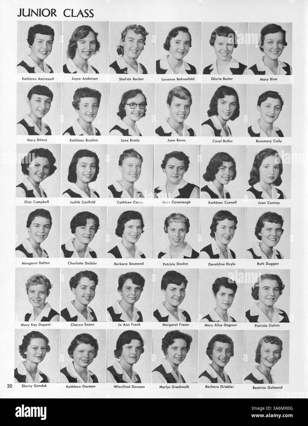 'Dayesye' 1956 is a yearbook from St. Margaret's Academy, documenting ...