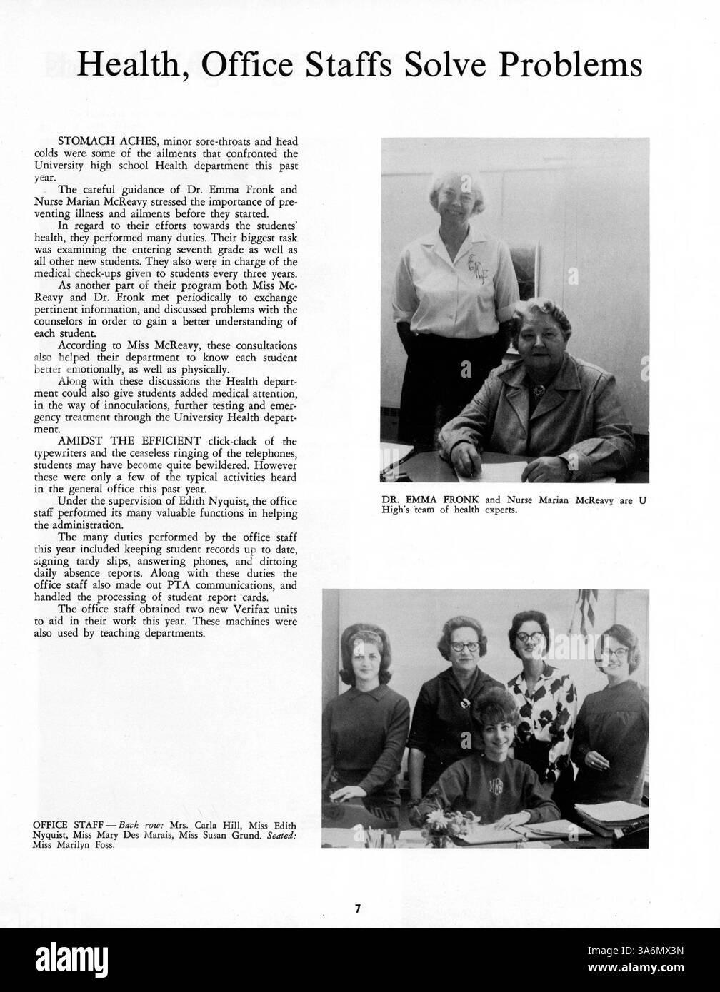 The 1965 yearbook from University High School captures a broad picture ...