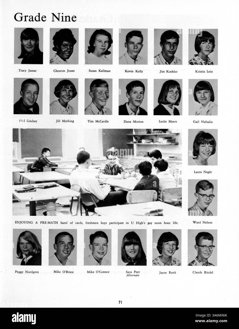 The university high yearbook from 1965 chronicles the 1964 1965 hi-res stock photography and ...