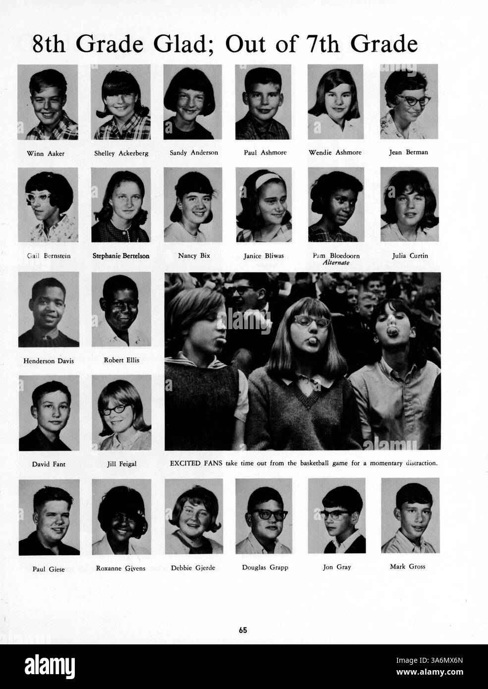 The 1965 university high yearbook highlights the academic and ex hi-res ...