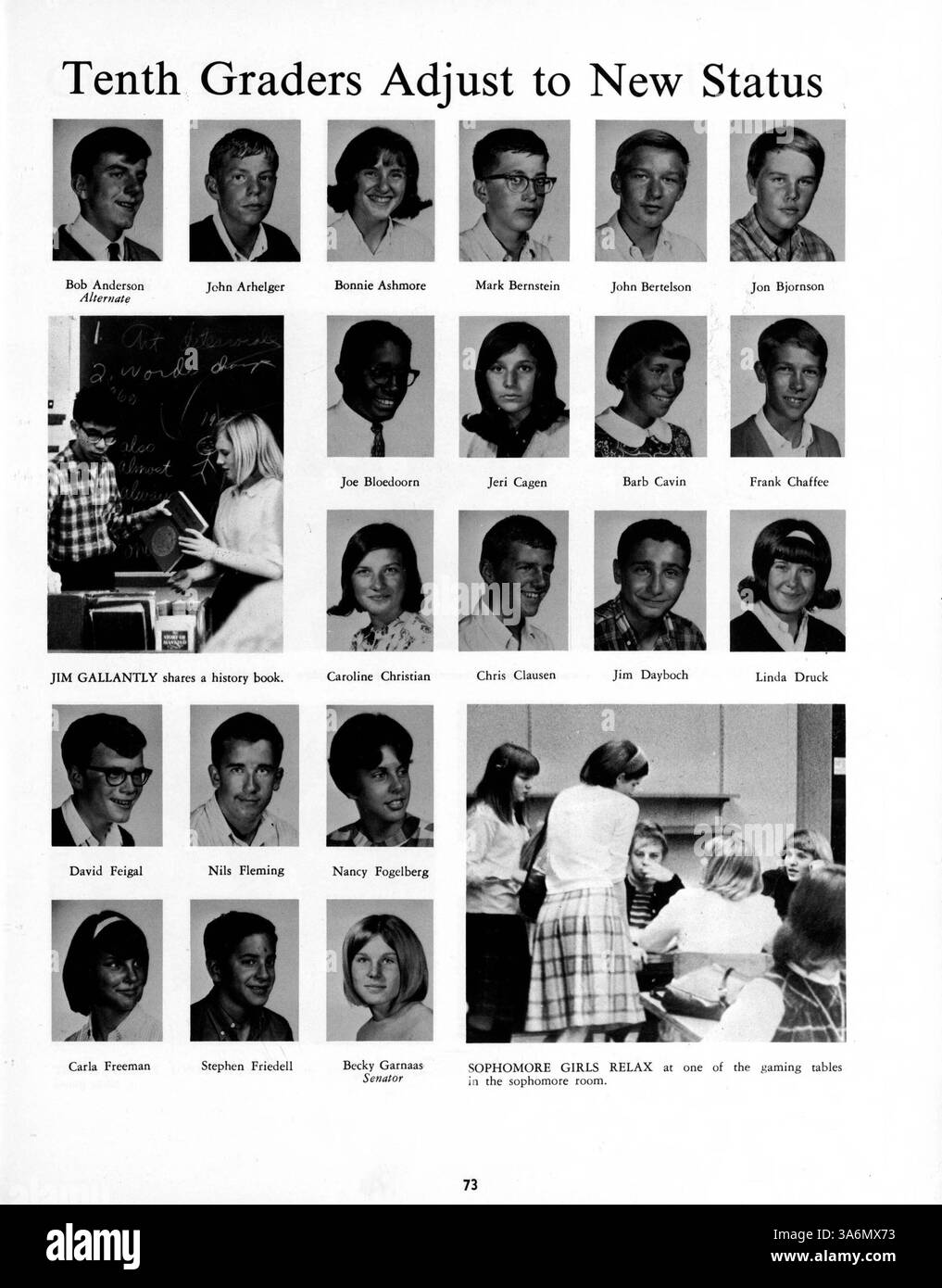 This 1965 yearbook from university high school captures the impo hi-res ...