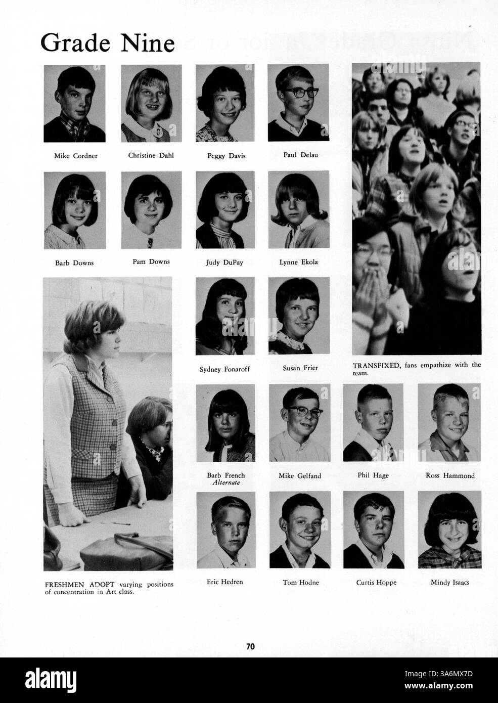The 1965 university high yearbook captures significant events fr hi-res ...