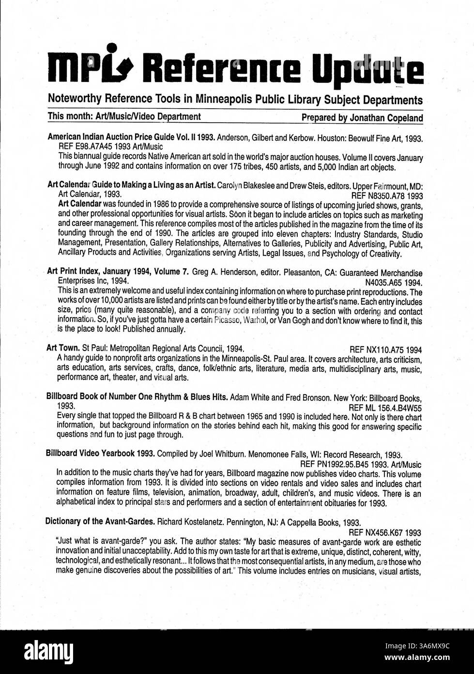The Minneapolis Public Library Official Bulletin 1994 communicated ...