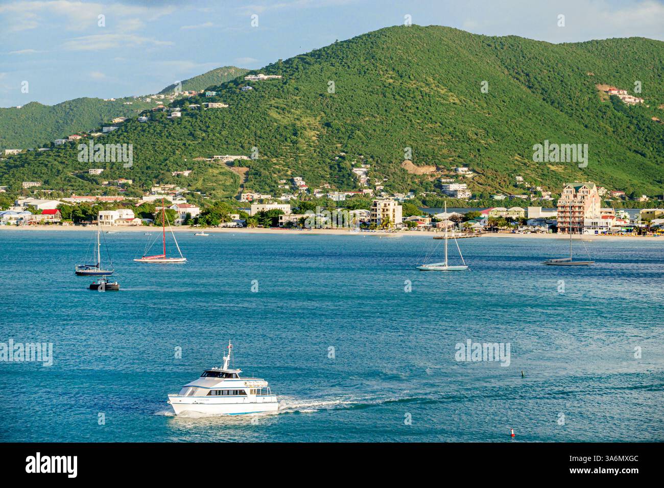 Philipsburg Sint St. Saint Maarten,Great Bay,Sentry Hill,Cole Bay Hill ...