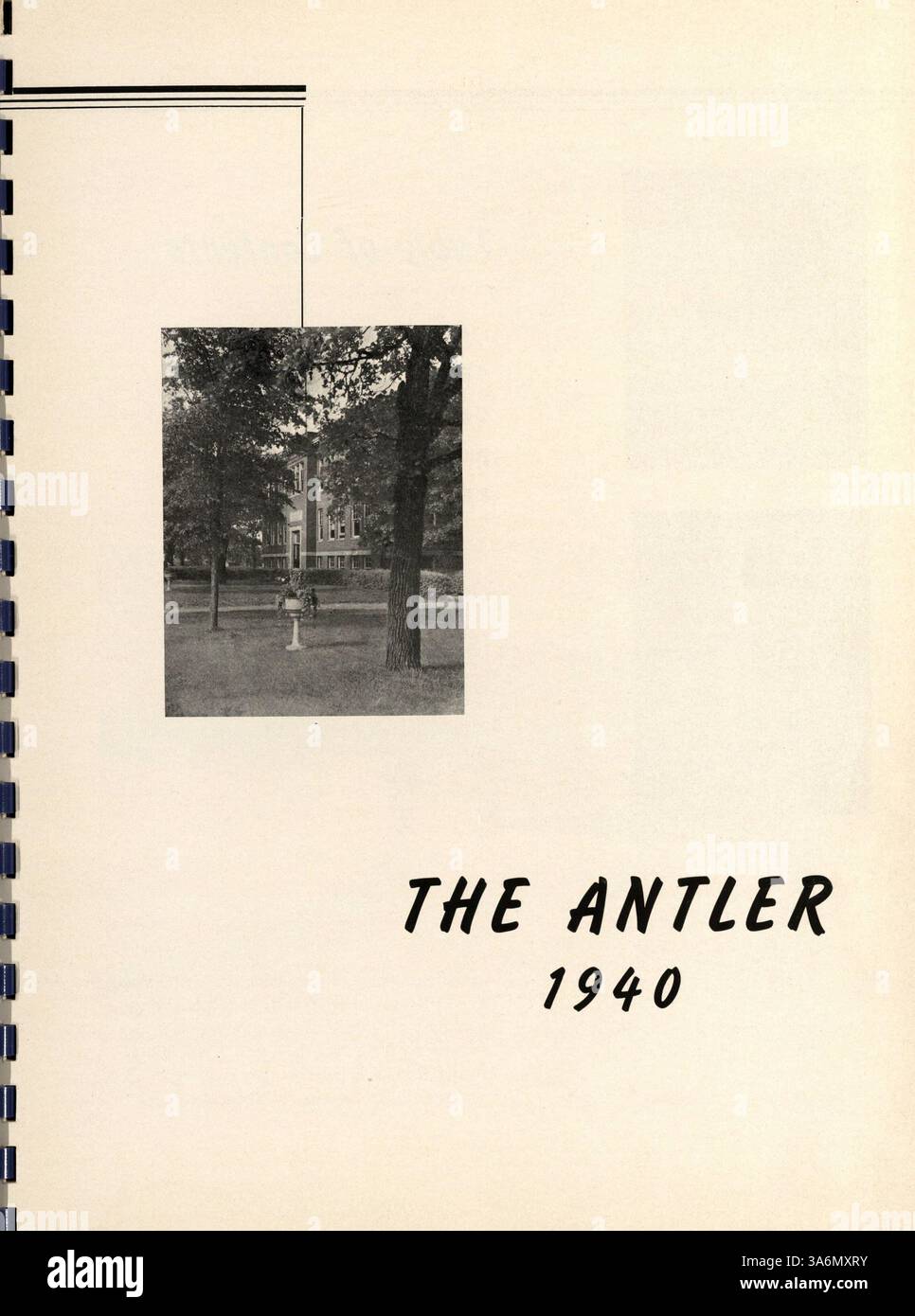 The 1940 Antler yearbook from Minnehaha Academy highlights students, teachers, athletic teams ...