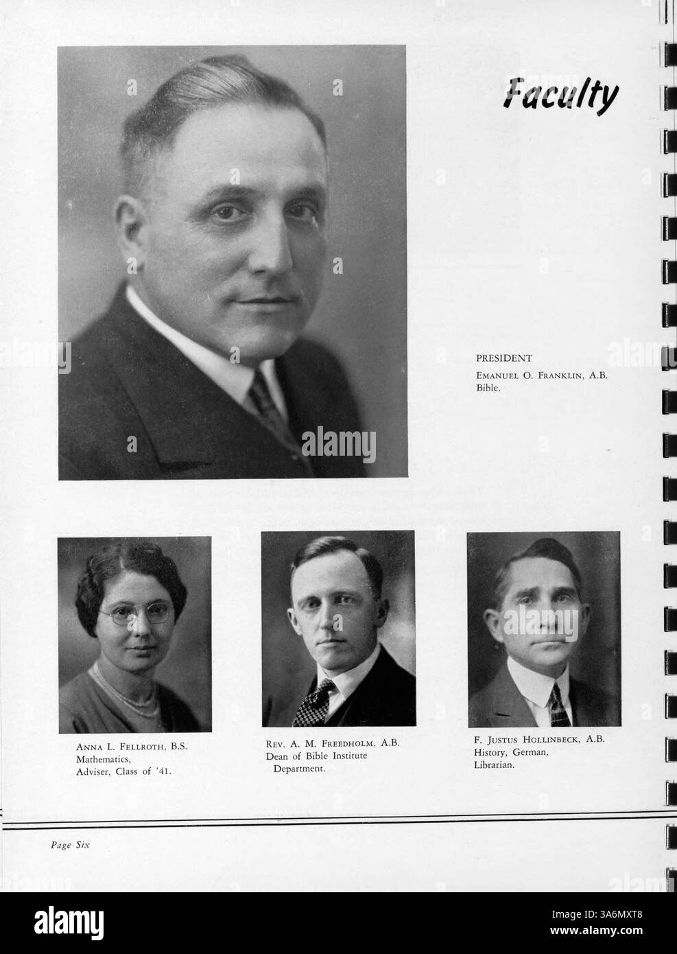 The 1940 Antler yearbook from Minnehaha Academy features a record of the 1939-1940 school year ...