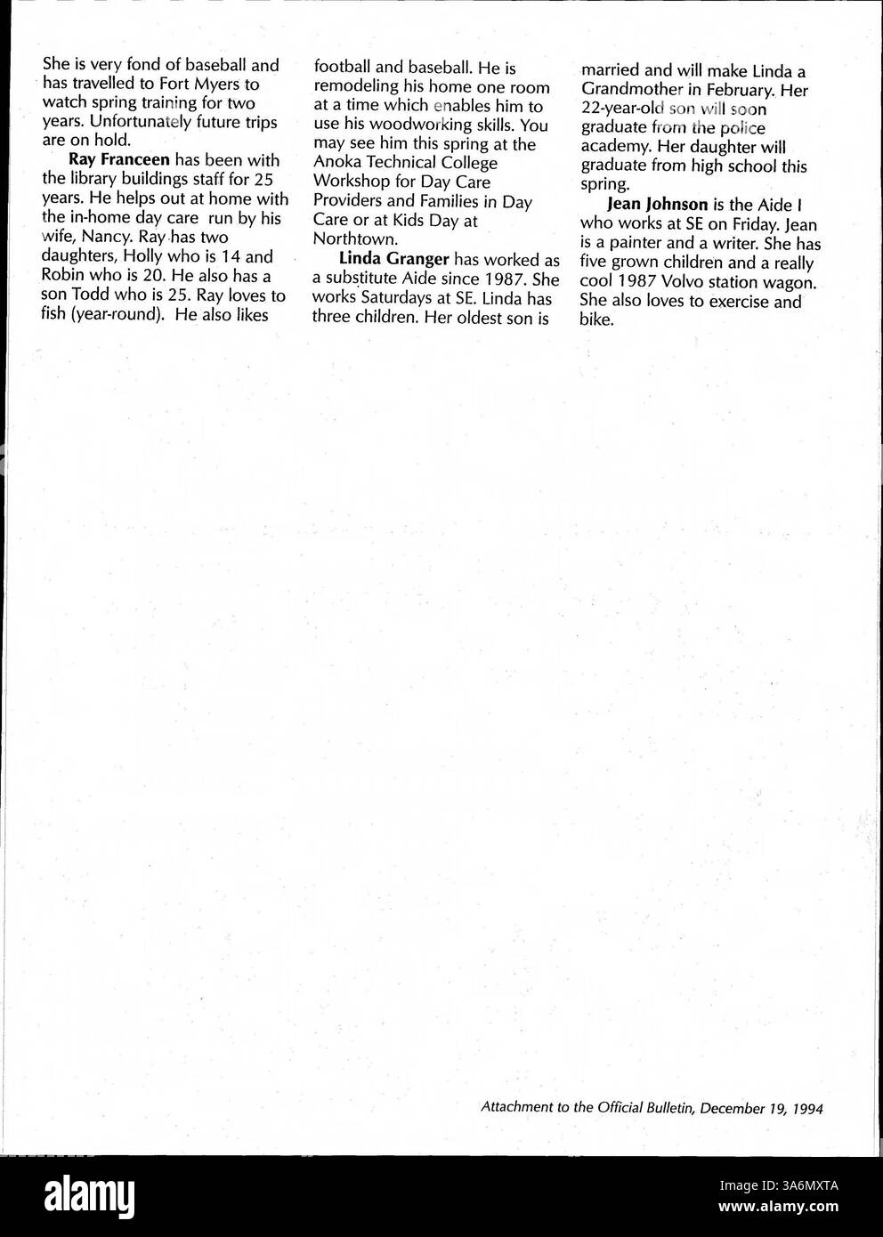The minneapolis public library official bulletin 1994 was a vita hi-res ...