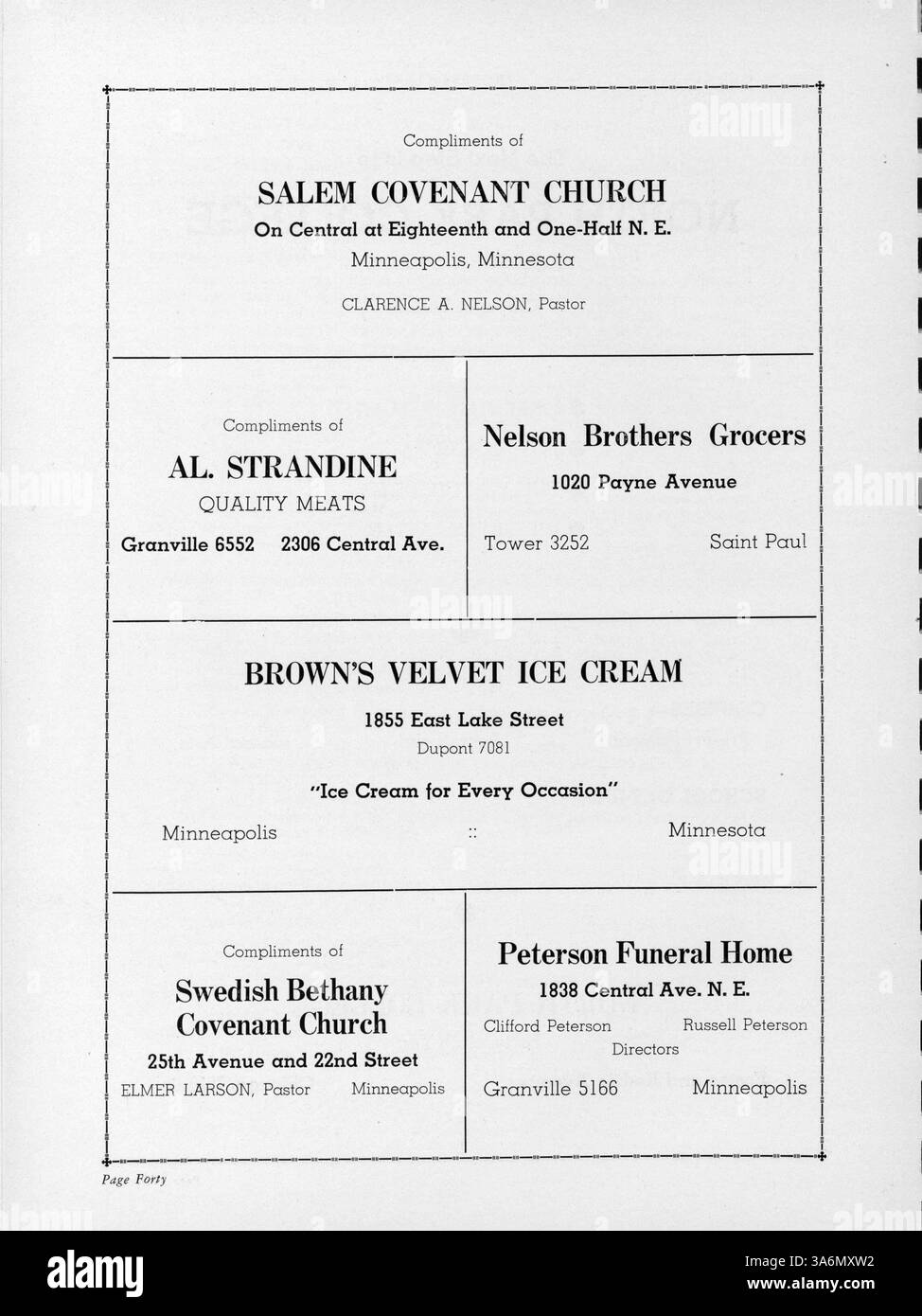 Minnehaha Academy's 1940 Antler yearbook presents a comprehensive look at the 1939-1940 academic ...