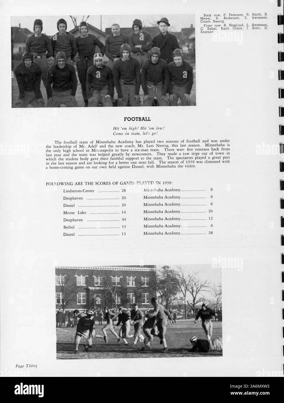 The 1940 edition of Minnehaha Academy's Antler yearbook showcases the activities, clubs ...